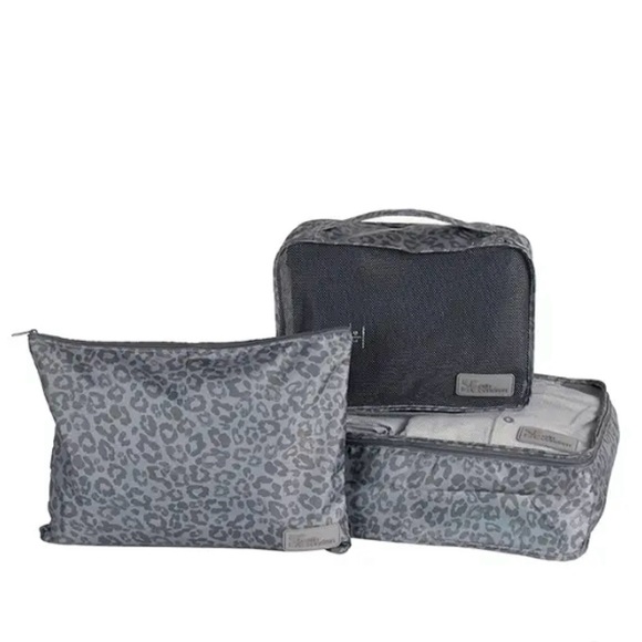 Erin Condren | Bags | Erin Condren Leopard Packing Cubes Set Of 3 Brand ...